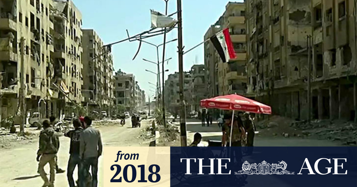 Video: Chemical weapons experts enter Douma